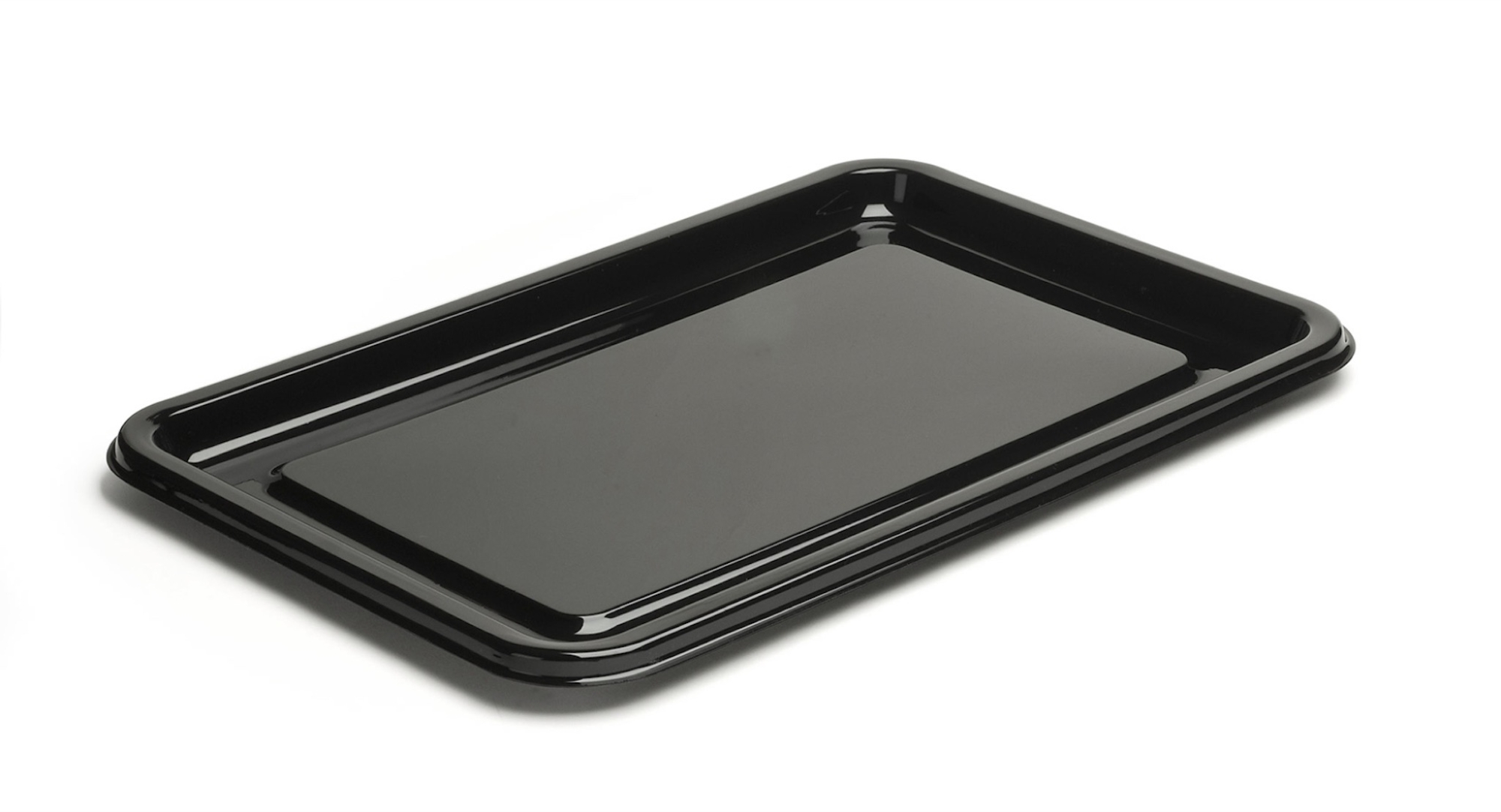 Plateau rectangulaire noir 55x37cm - Sabert