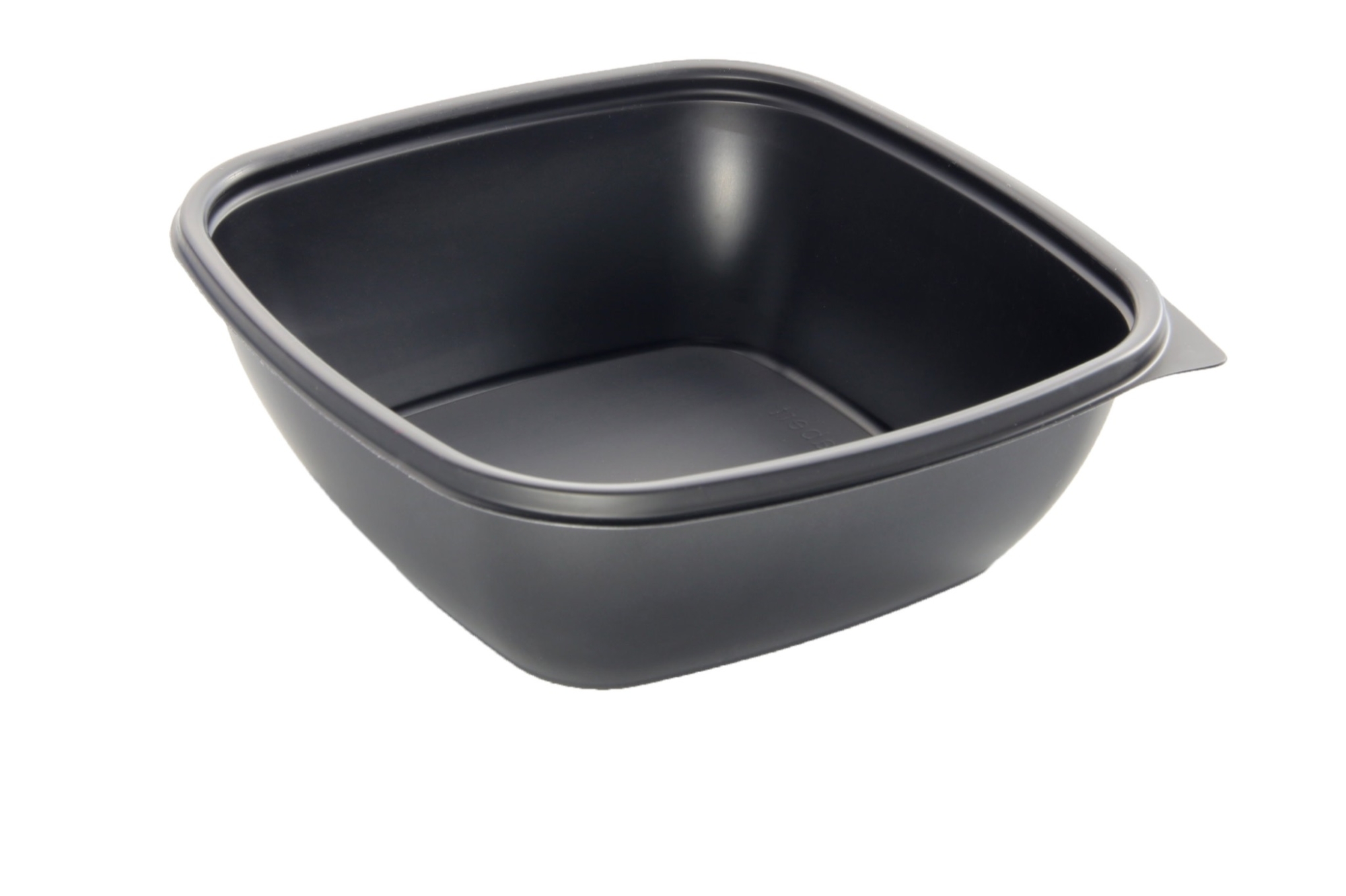 Square container Black 750ml Black 16x16cm - Sabert