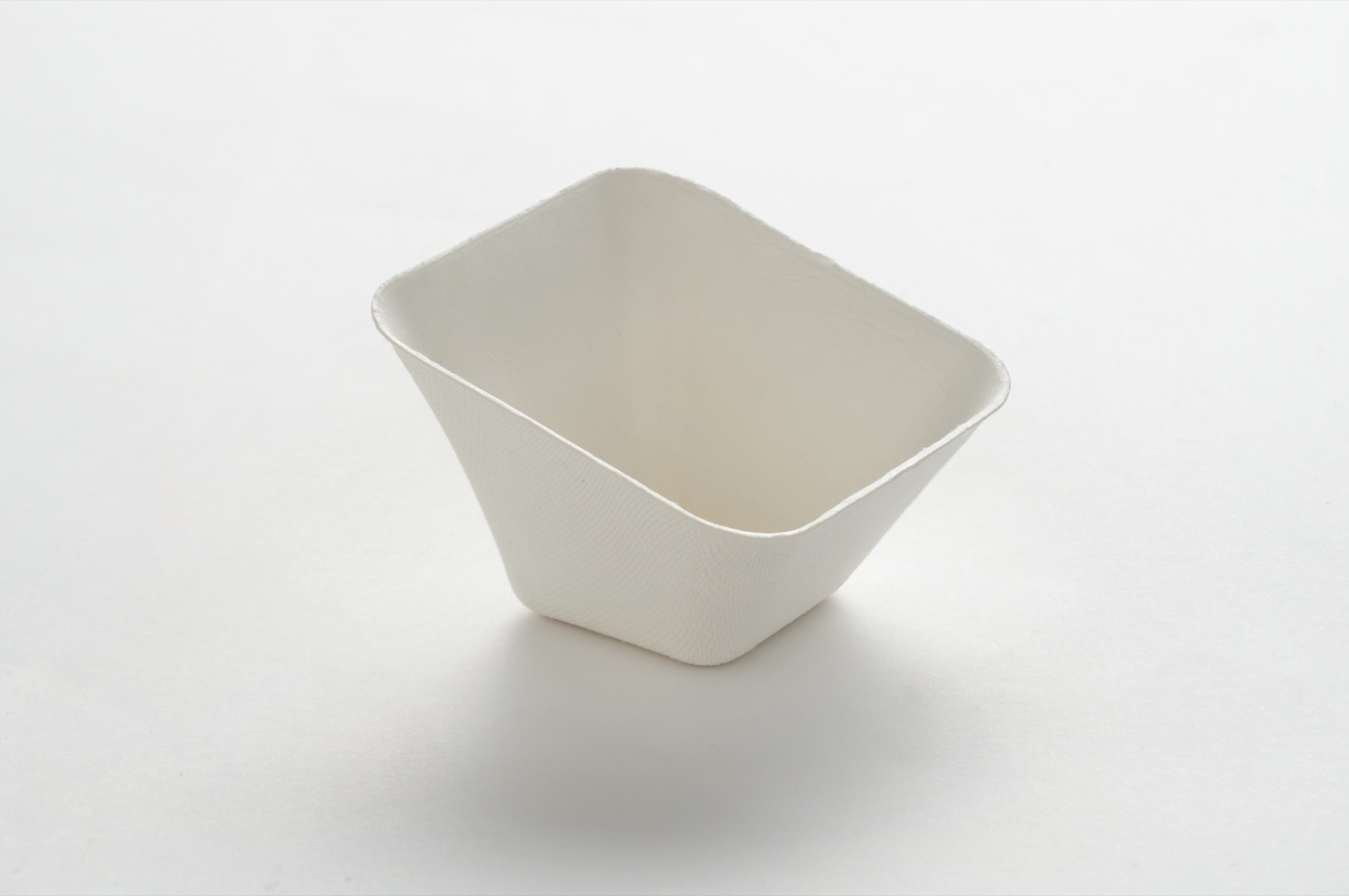 Square bowl white 50ml 7x7cm - Sabert