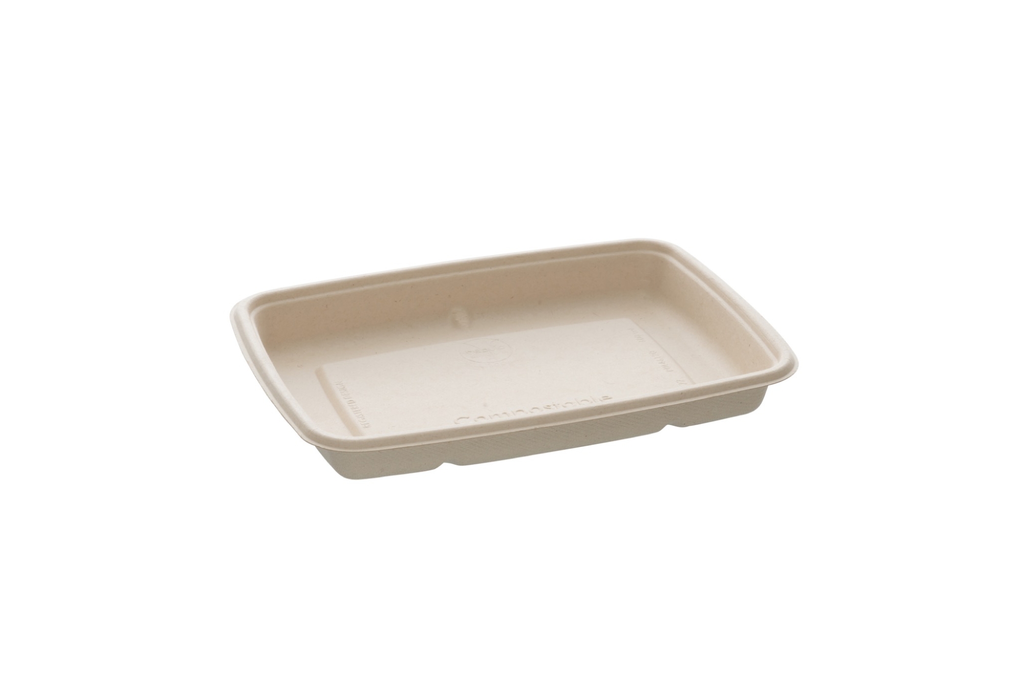 PULP Rectangular tray 600ml - 16x23cm - Sabert