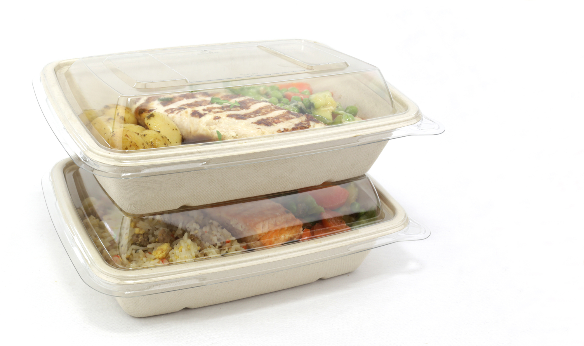 Eco-Friendly Rectangular Slope Container - Sabert
