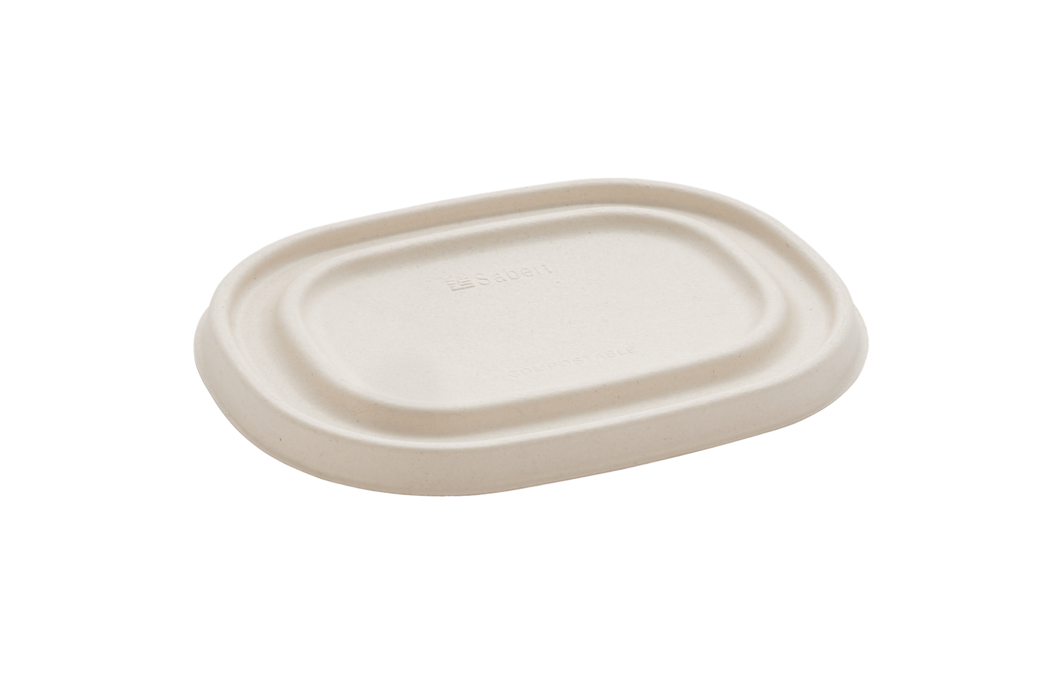 PULP lid for Eco Street oval bowl 19x15cm - Sabert
