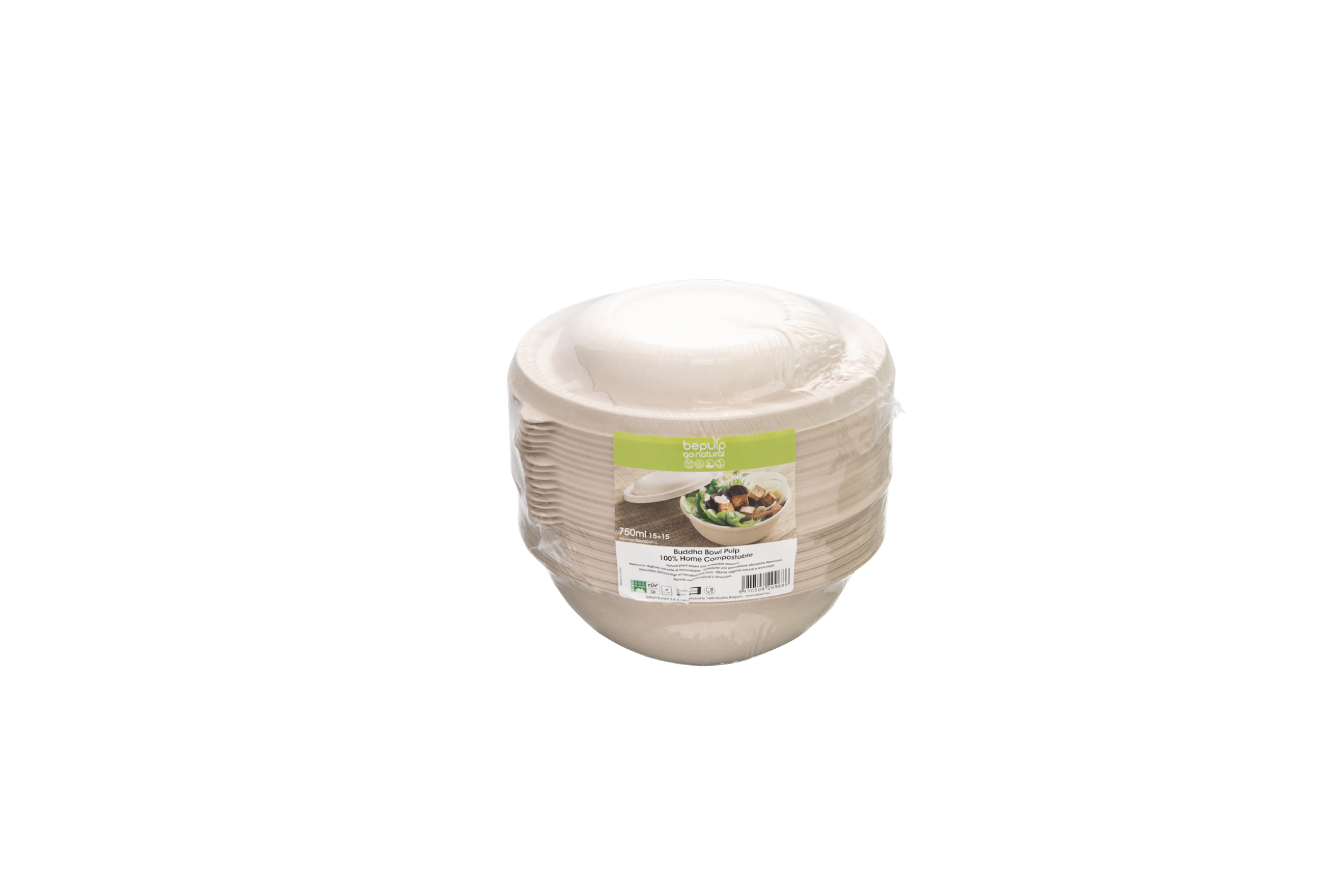 COMBO pulp Buddha bowl 750ml + Pulp Lid - Sabert