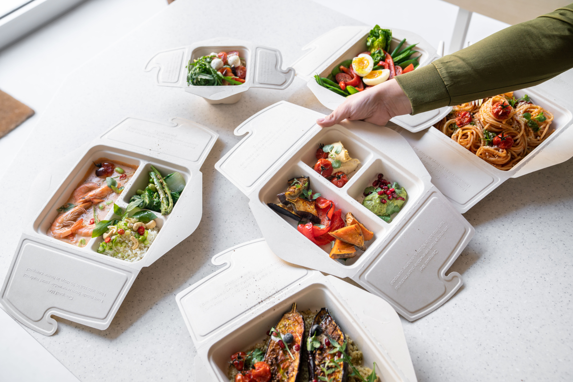 Meal Box To go: now available in 6 sizes ! - Sabert