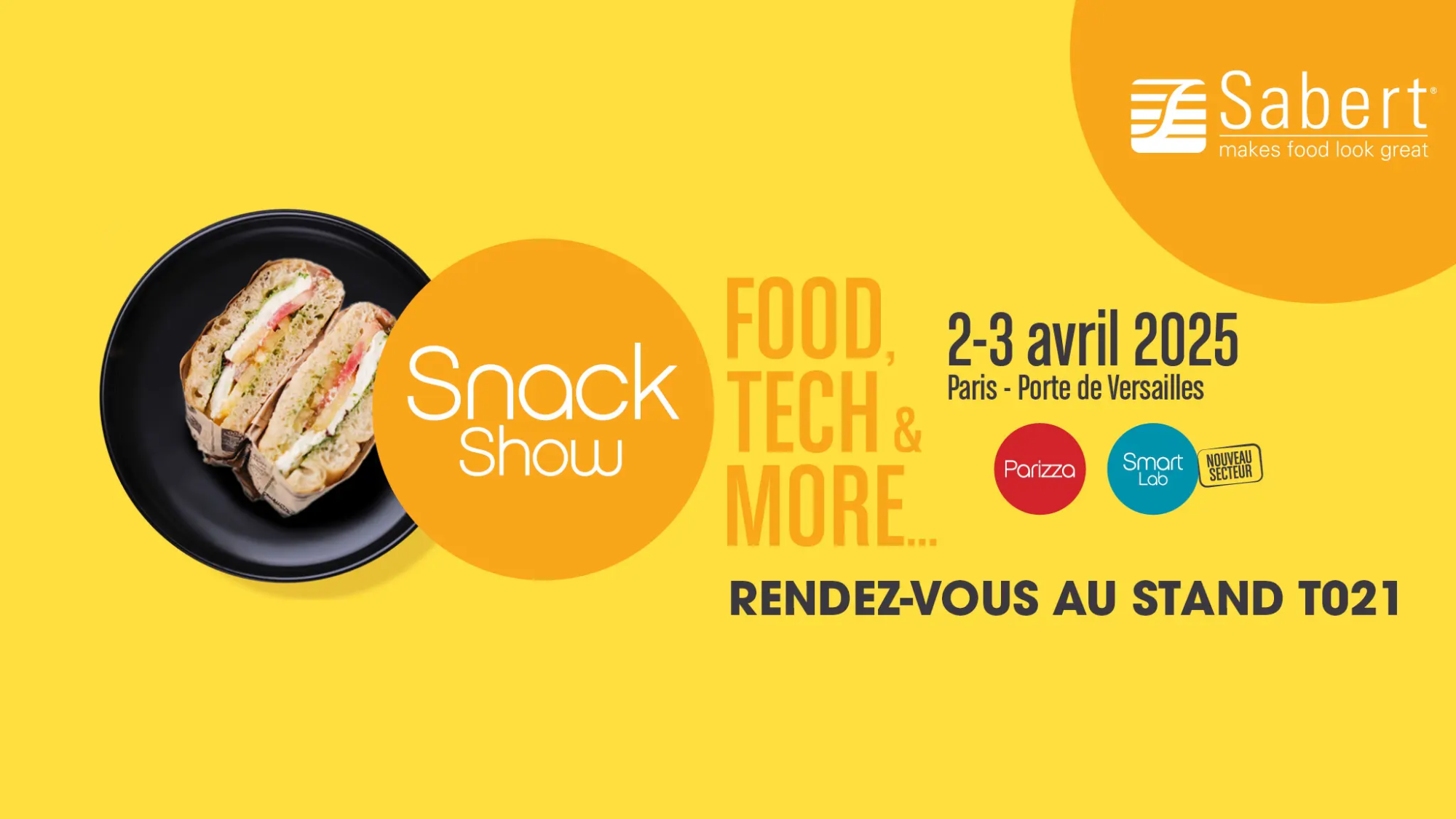 We Exhibit at Snack Show Paris! - Sabert